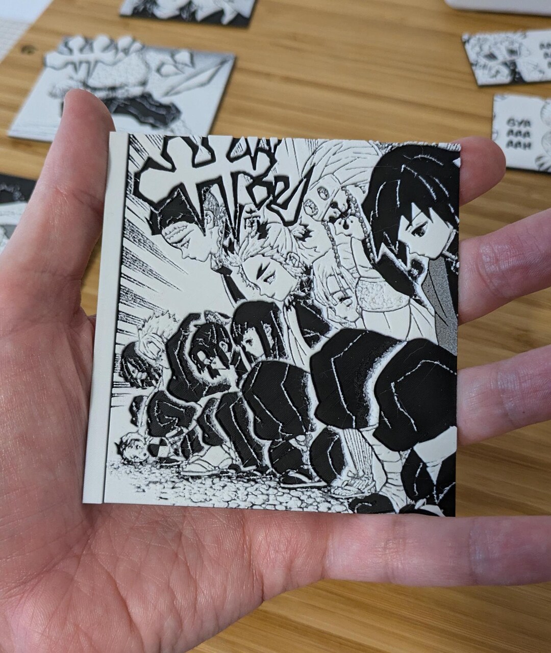 Demon Slayer Magnet - Hashira Pillars Double Panel 9x10 Cm Handmade ...