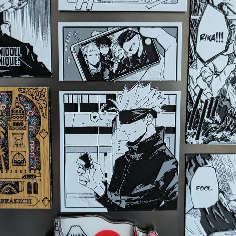 Yuji Manga Panel - Etsy