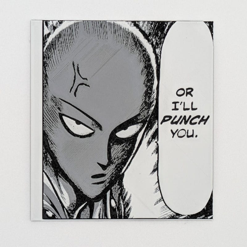 One Punch Man Manga Panels - Etsy