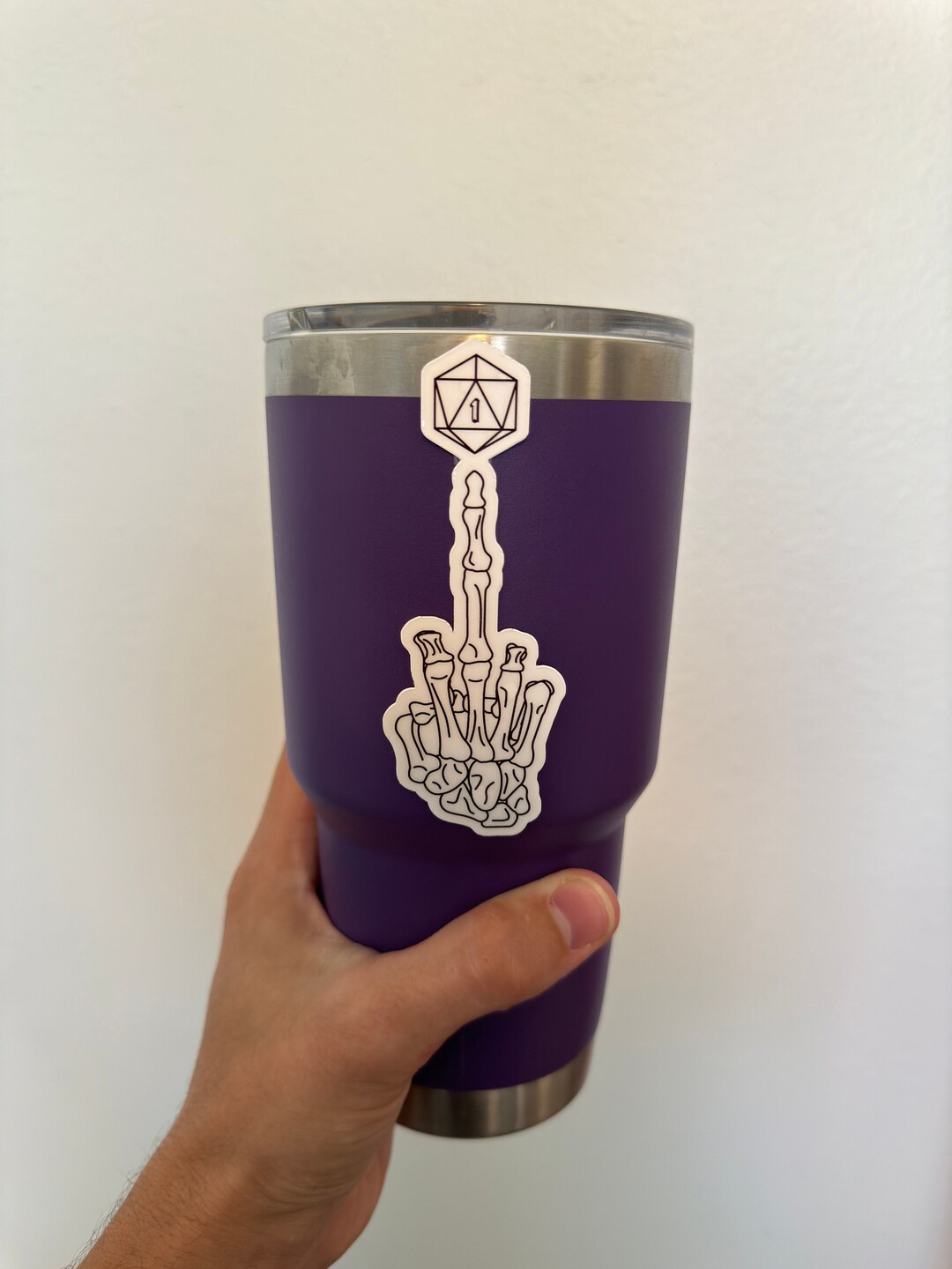 D&D NAT 1, NAT 20 Waterproof Stickers - Etsy