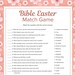 Bible Easter Match Game Christian Sunday School Youth Group Church ...