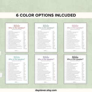 Bible Game Printable Women Ministry Game Youth Group Fun Quiz for ...