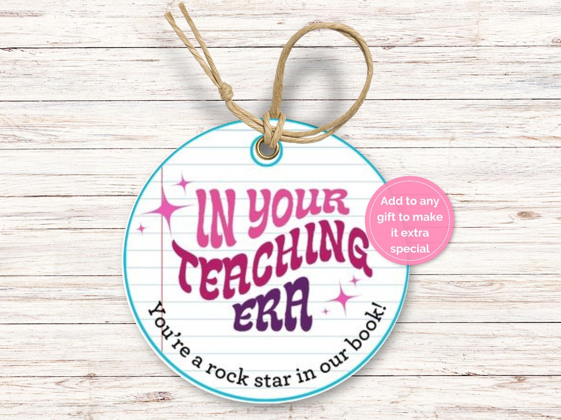 Teacher Appreciation Gift Tags - Bundle of 6 Printable Designs - Etsy