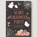 Editable Scary Cute Halloween Party Invitation Template | Instant ...