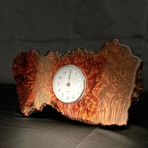 Redwood Burl Clock - Etsy