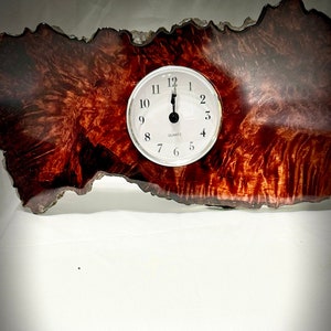 Redwood Burl Clock - Etsy
