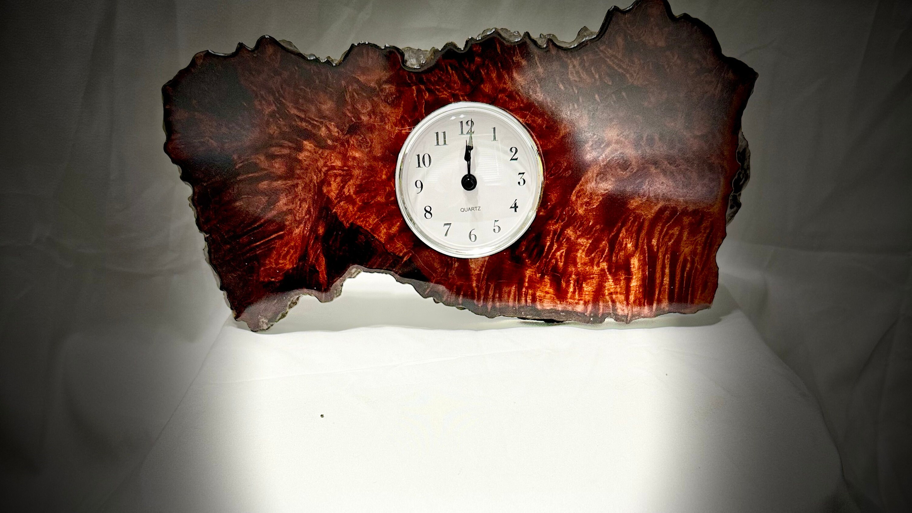 Redwood Burl Clock - Etsy