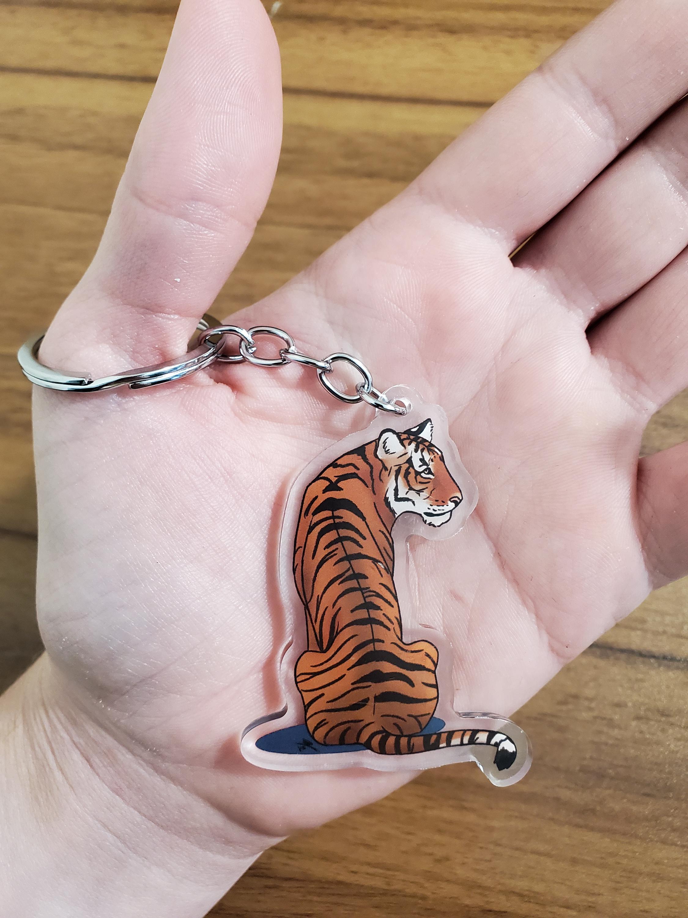 Bengal Tiger Acrylic Keychain - Etsy