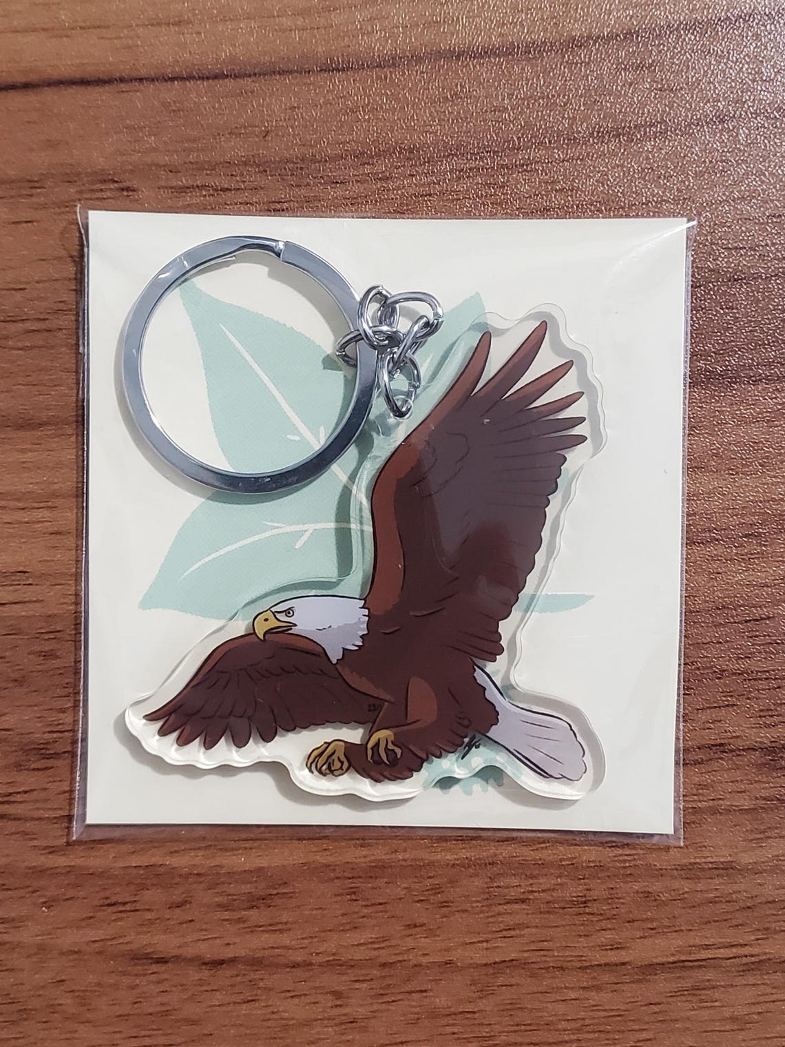 Bald Eagle Acrylic Keychain - Etsy