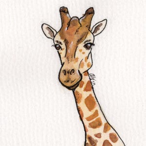Giraffe Print 3"x3" (multiple Variations!) - Etsy