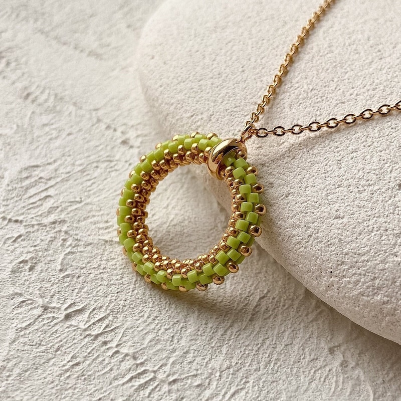 Beaded Pendant - Etsy