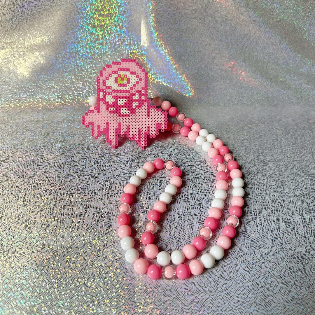 Subtronics Rave LED Pacifier Perler Necklace - Etsy