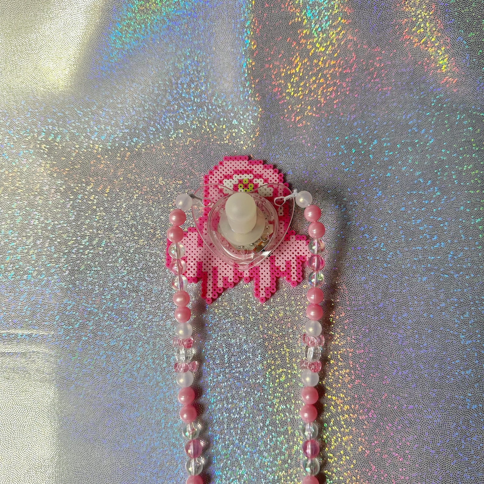 Subtronics Rave LED Pacifier Perler Necklace - Etsy