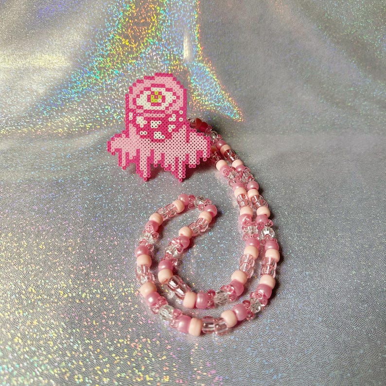 Subtronics Rave LED Pacifier Perler Necklace - Etsy