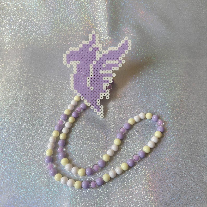 Illenium Logo Rave LED Pacifier Perler Necklace - Etsy