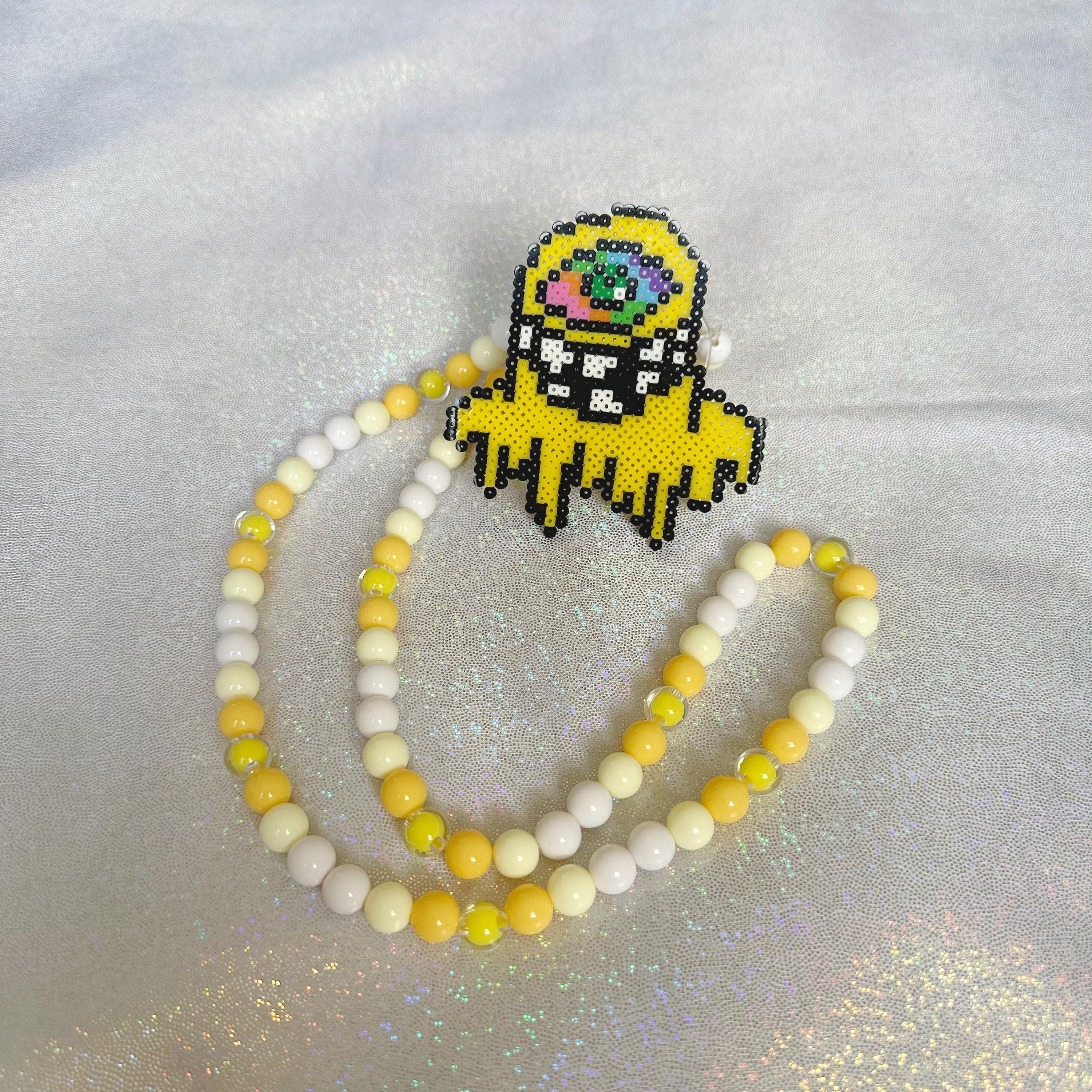 Subtronics Rave LED Pacifier Perler Necklace - Etsy