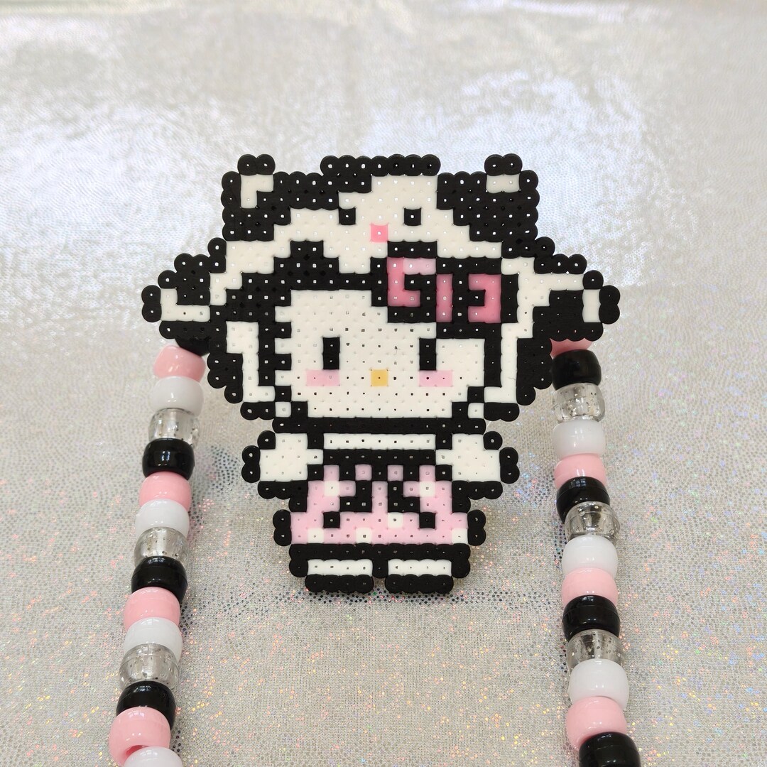 Sanrio Hello Kitty Rave LED Pacifier Perler Necklace - Etsy