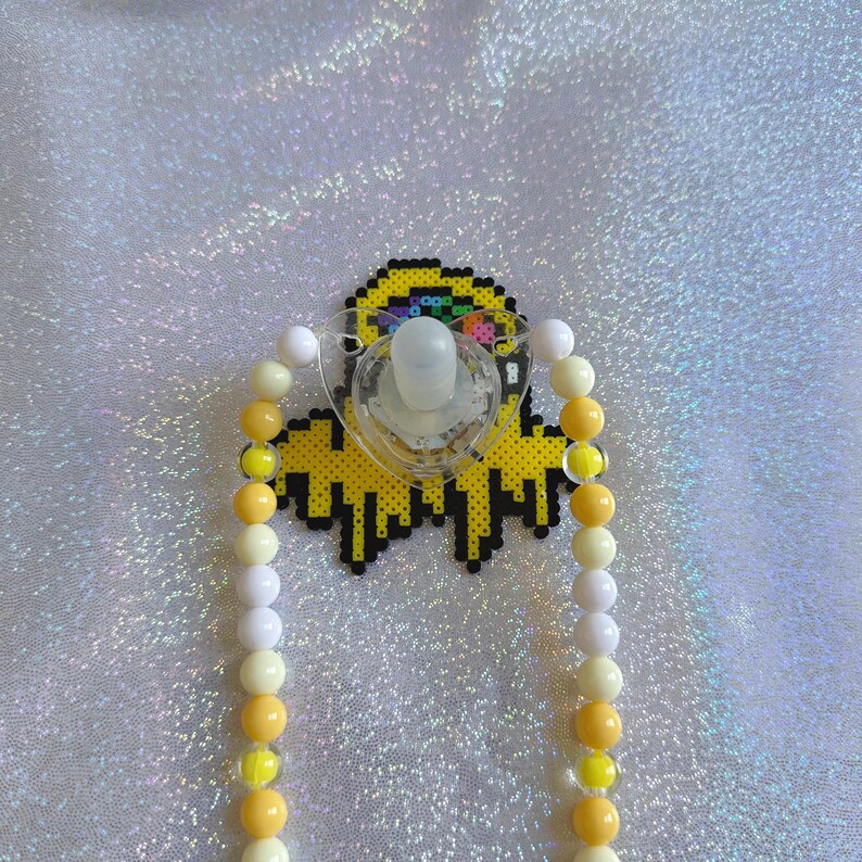 Subtronics Rave LED Pacifier Perler Necklace - Etsy