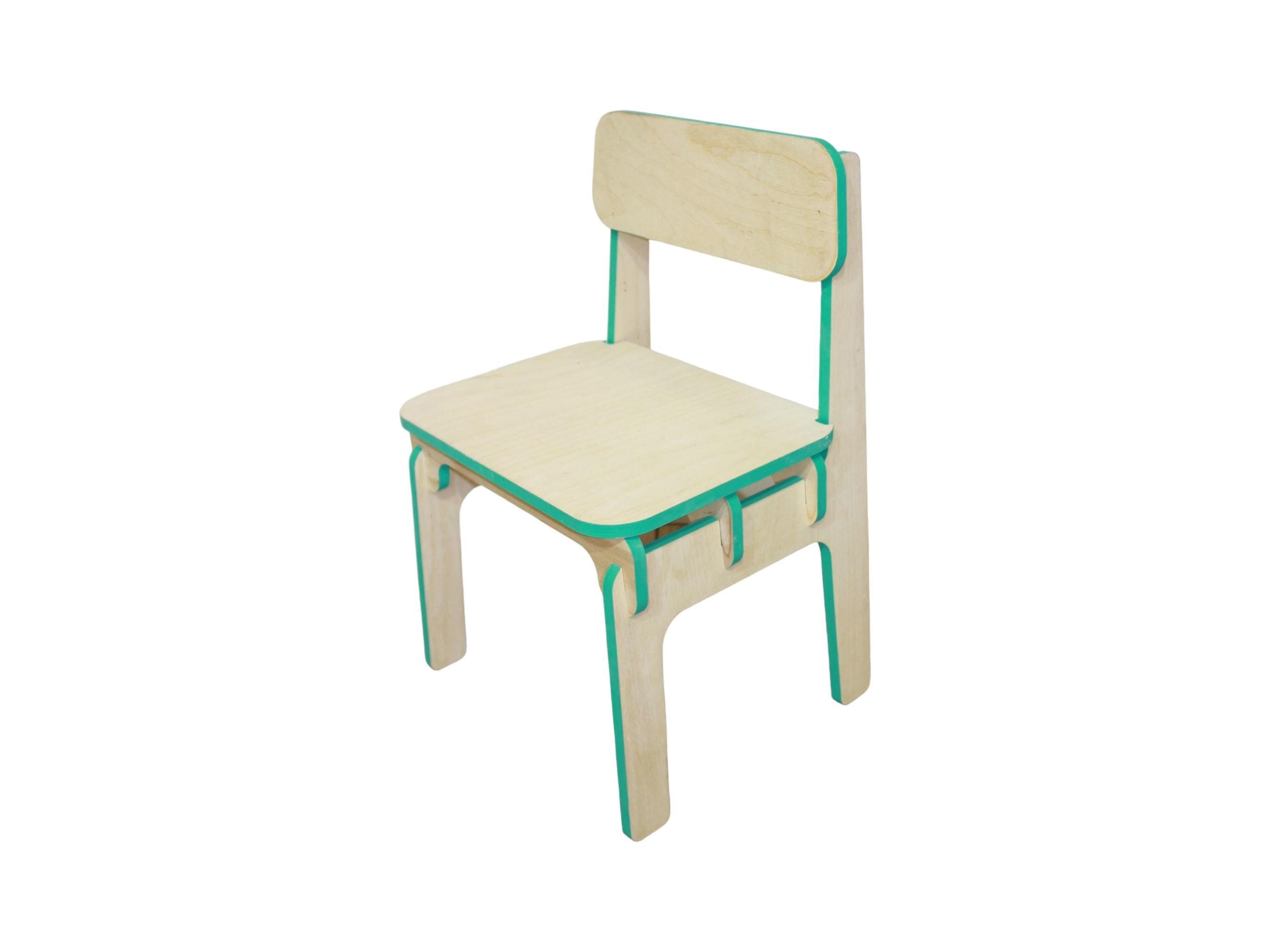 Wooden Table and Chair Set for Children, Vector Plans for CNC, Plywood ...