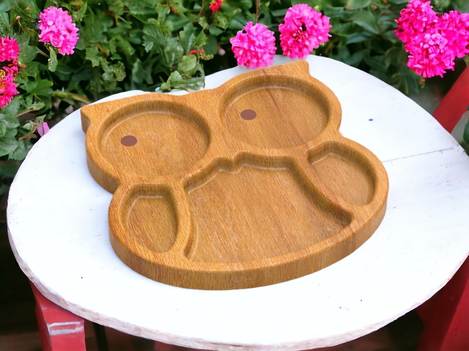 Owl Serving Plate CNC Files, Owl Platter Svg, Cheese Board Cdr ...