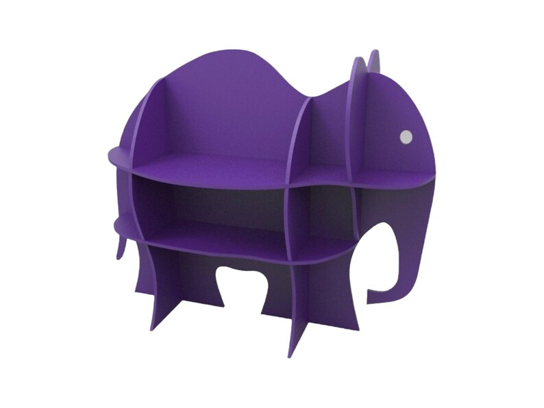 Elephant Shelf Laser Cut , Book Shelf, Furniture for Children, Elephant ...