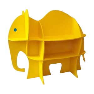Elephant Shelf Laser Cut , Book Shelf, Furniture for Children, Elephant ...
