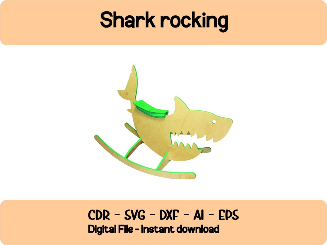 DIY Wooden Shark Rocker Plan - Creative Woodworking Project for ...