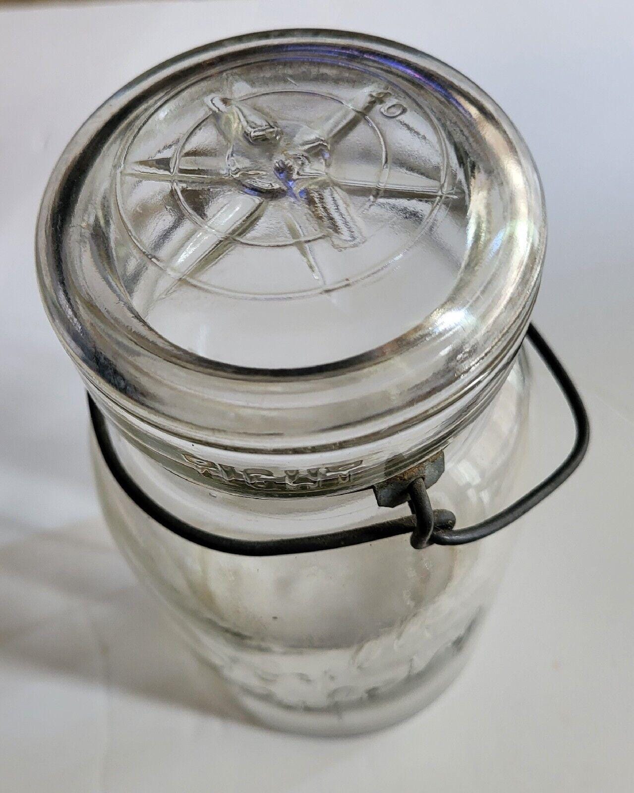 Double Safety Mason Jar Kivlan Onthank Co Original Bail Lid Boston ...