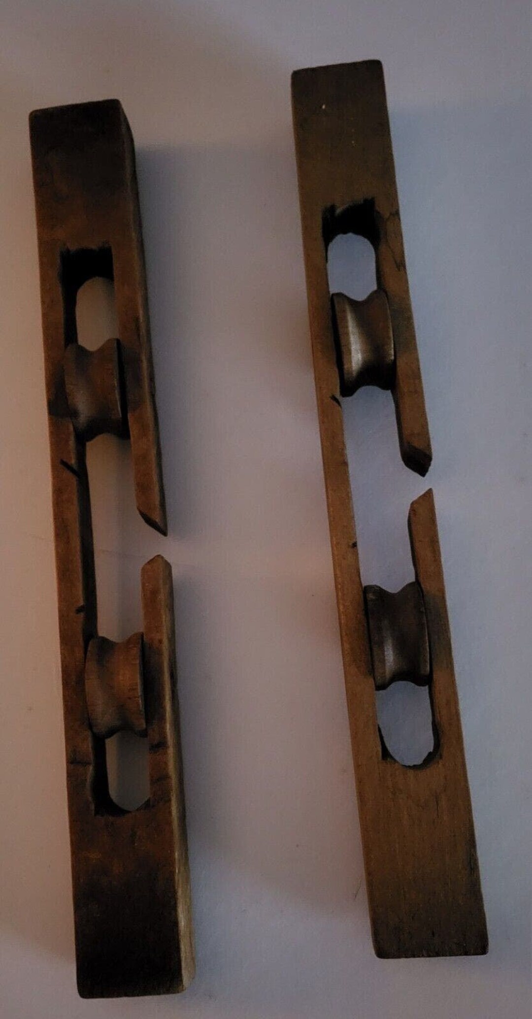 2 Antique Clothesline Spreaders Tighteners 111.5 Laundry Farmhouse ...