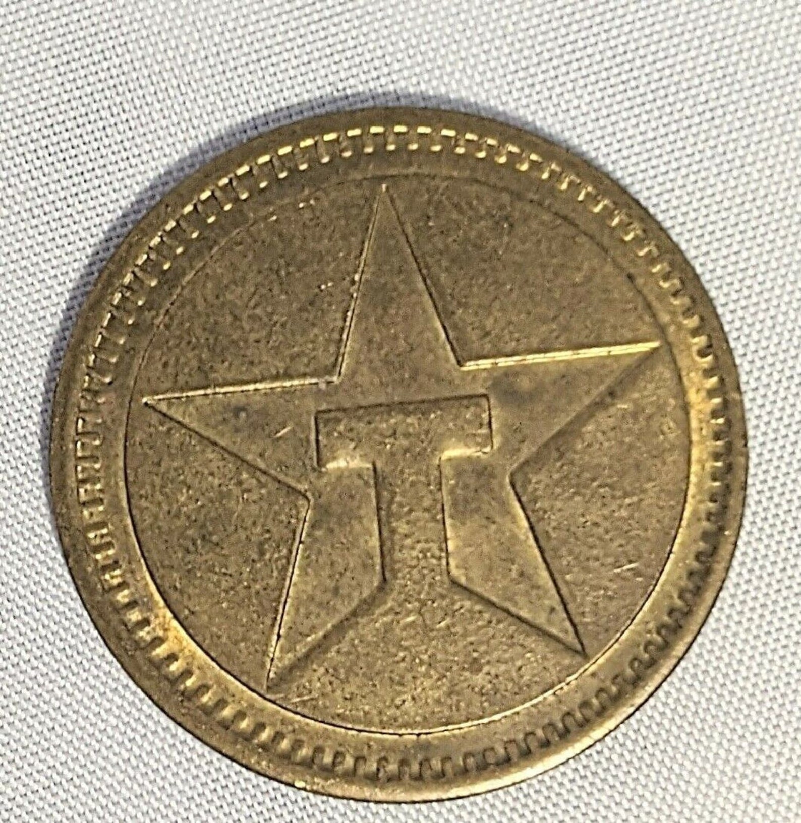 Texaco Car Wash Token Food Mart Texaco Star T Logo Vintage 1980s - Etsy