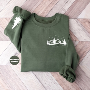 Aesthetic Nature Sweatshirt, Camping Hoodie, Nature Lover Gift ...