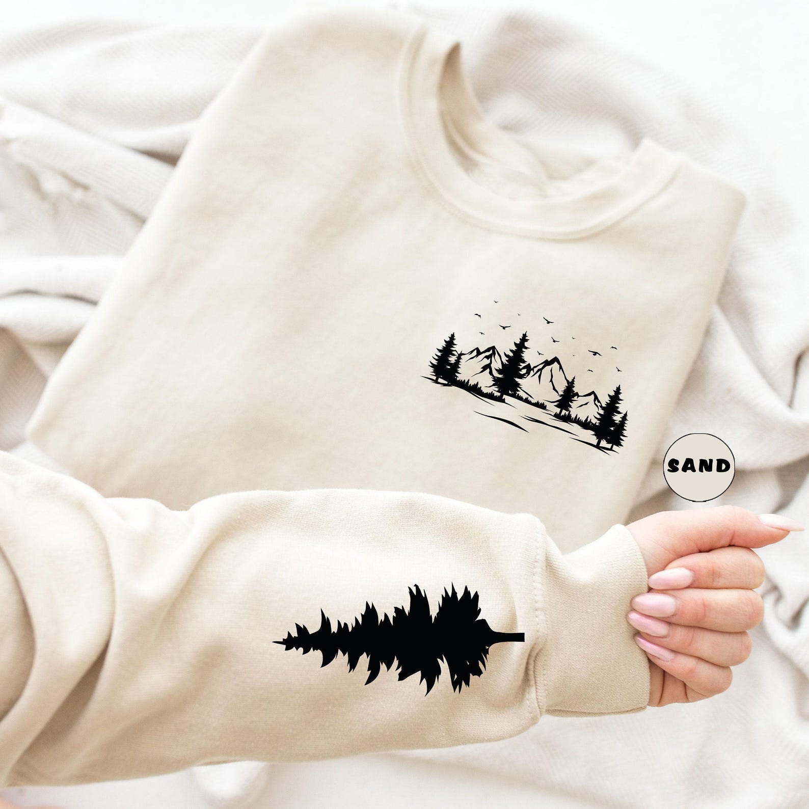Aesthetic Nature Sweatshirt, Camping Hoodie, Nature Lover Gift ...