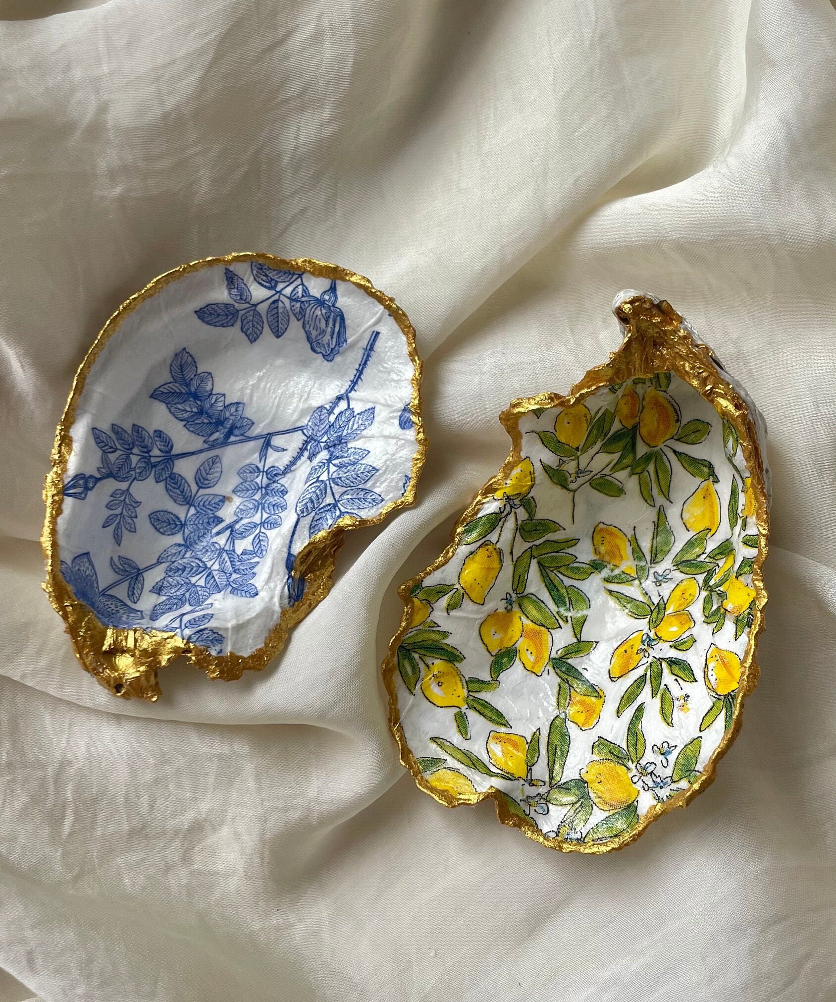 Coastal Summer Painted Oyster Shells - Etsy