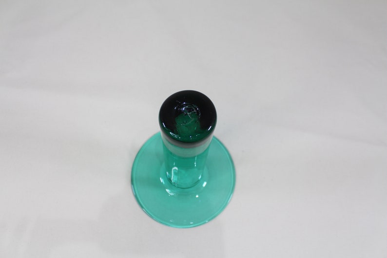 Vintage Blenko Emerald Green Glass Vase C. 1960 - Etsy