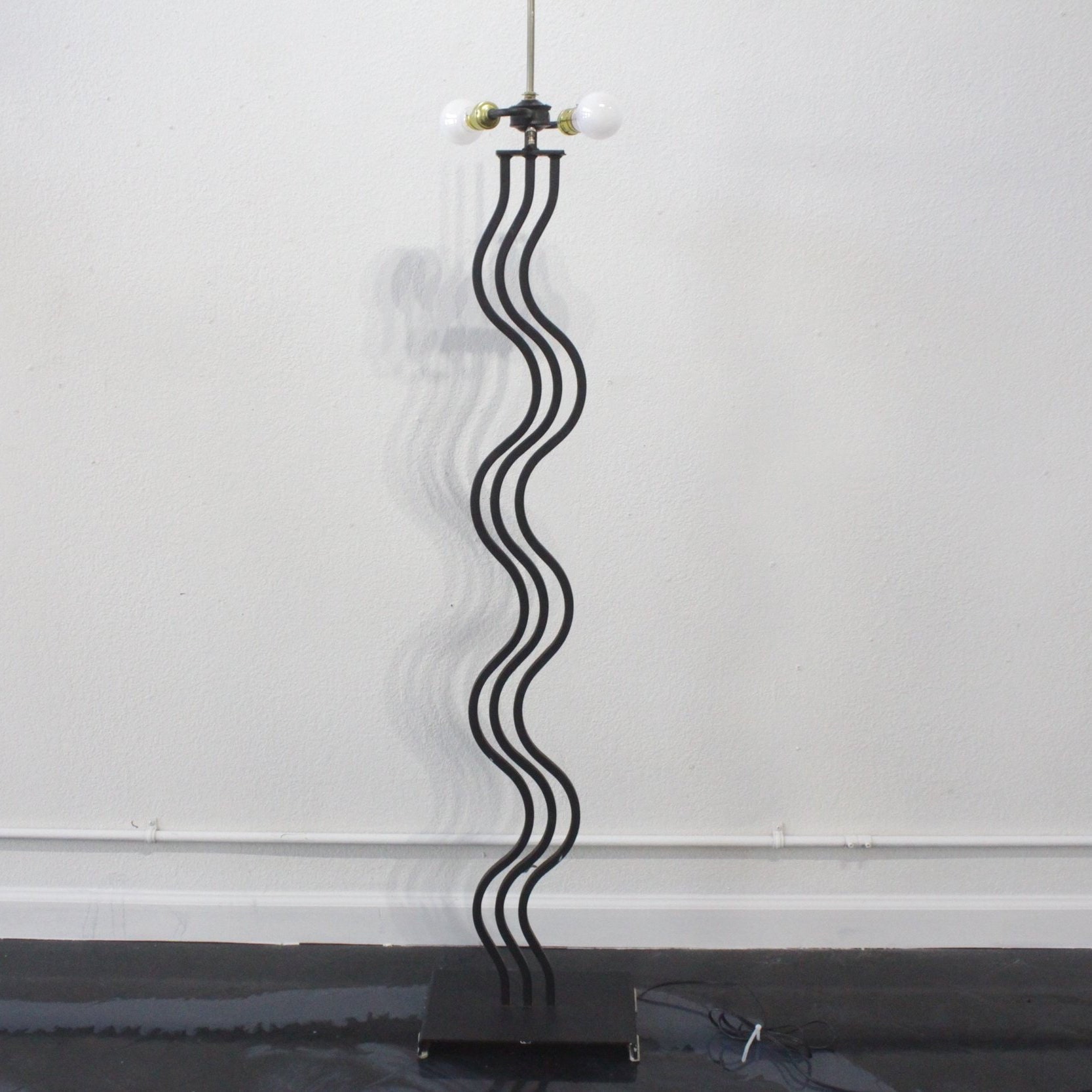 Vintage Memphis Wiggle Floor Lamp Post Modern - Etsy