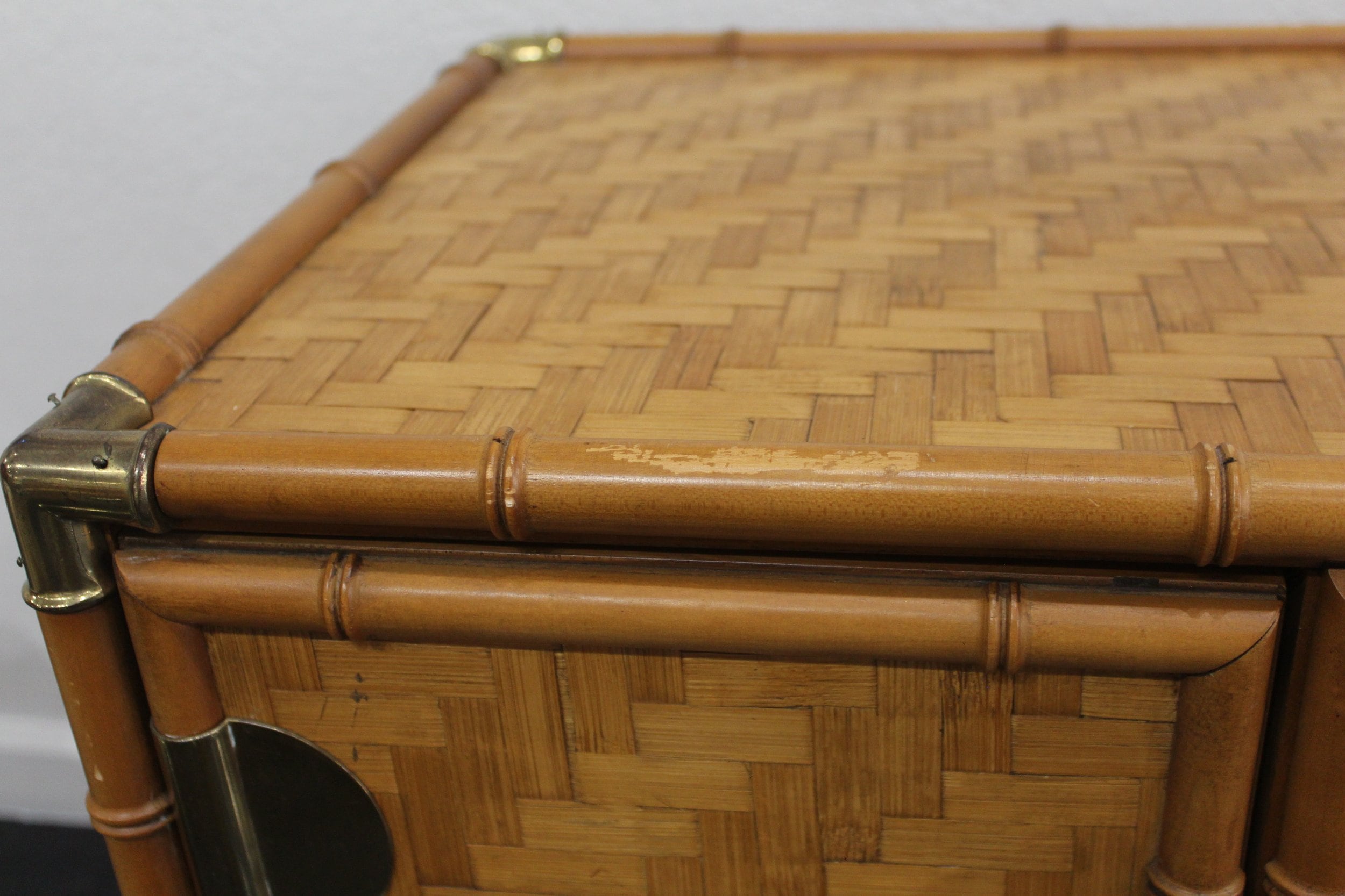 Faux Bamboo Hollywood Regency Dixie Chest Commode Chest - Etsy