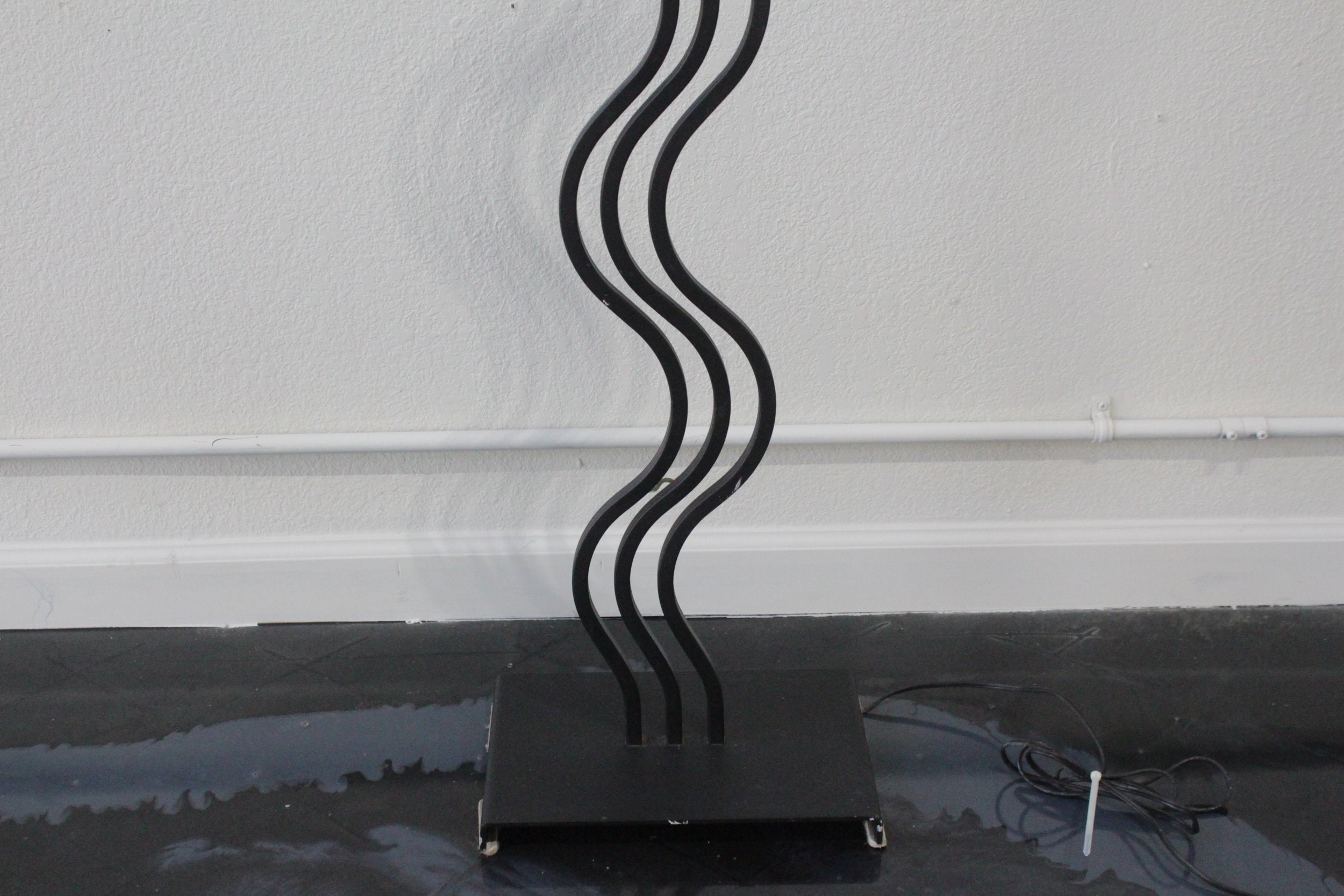 Vintage Memphis Wiggle Floor Lamp Post Modern - Etsy