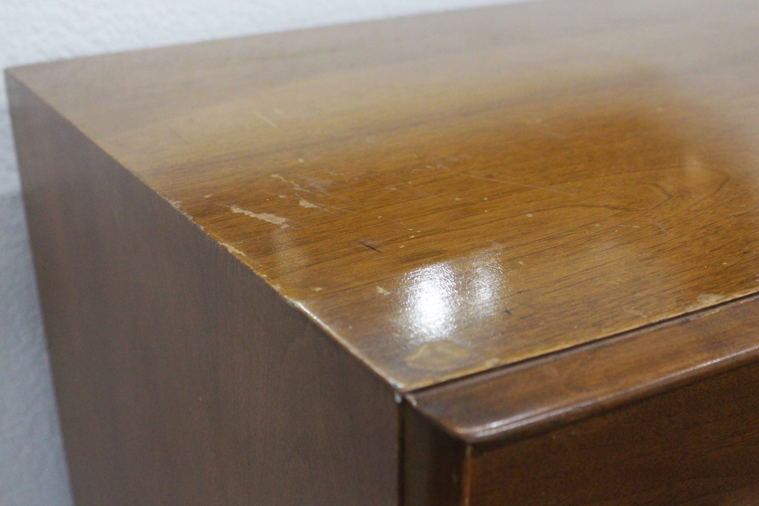Widdicomb Mid Century 4 Drawer Highboy Dresser With Silver Hardware ...