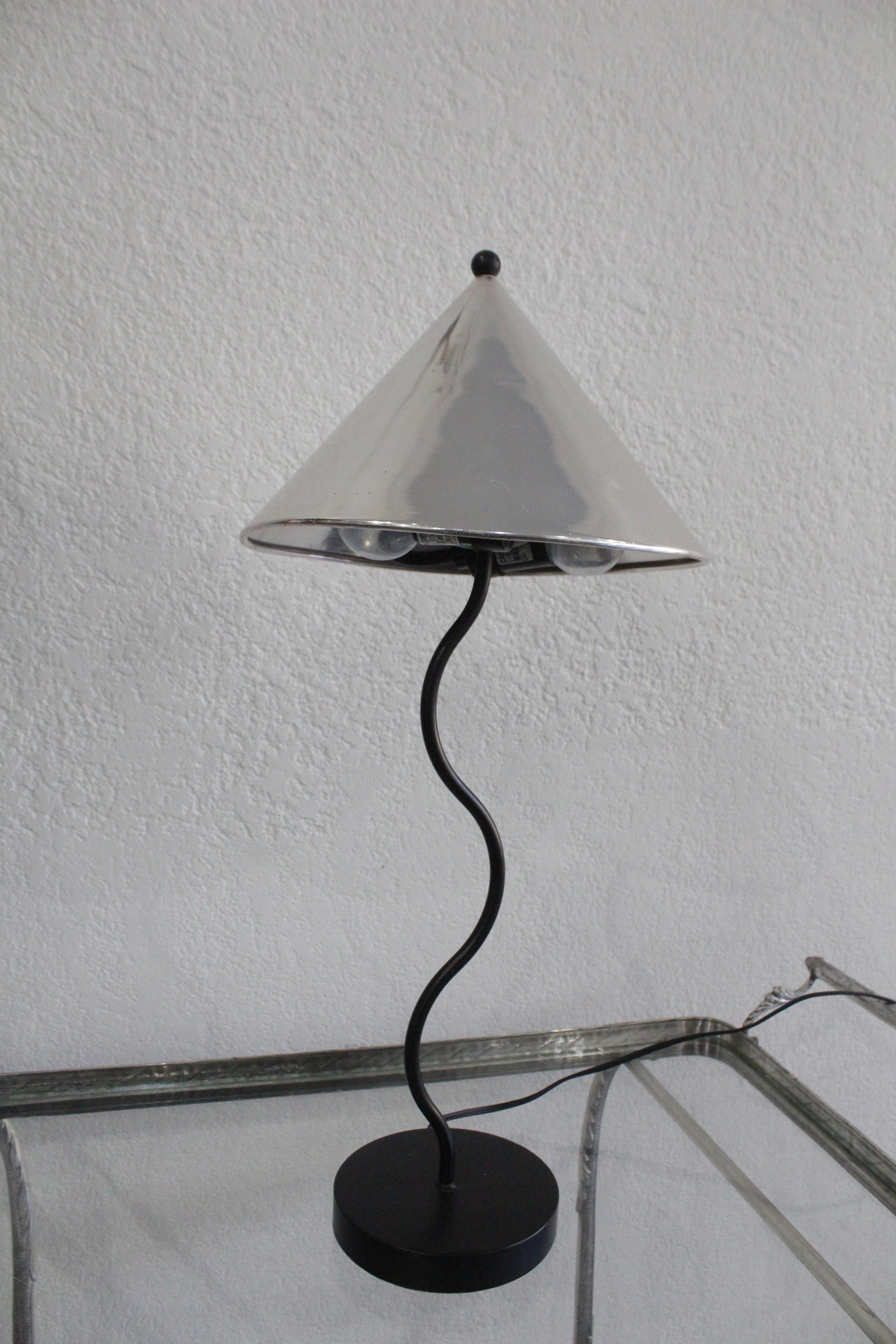 Vintage Chrome Metal Pinocchio Lamp - Etsy