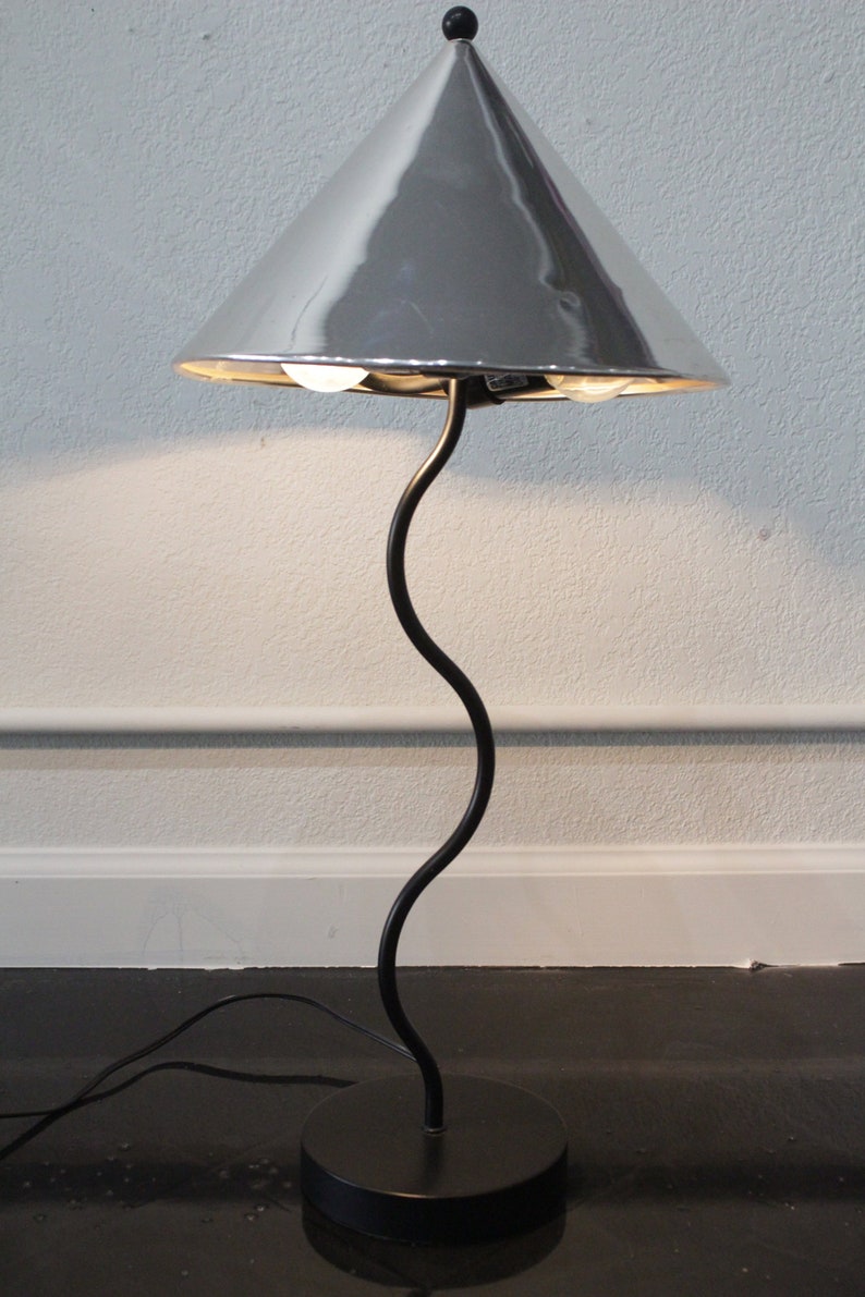 Vintage Chrome Metal Pinocchio Lamp - Etsy