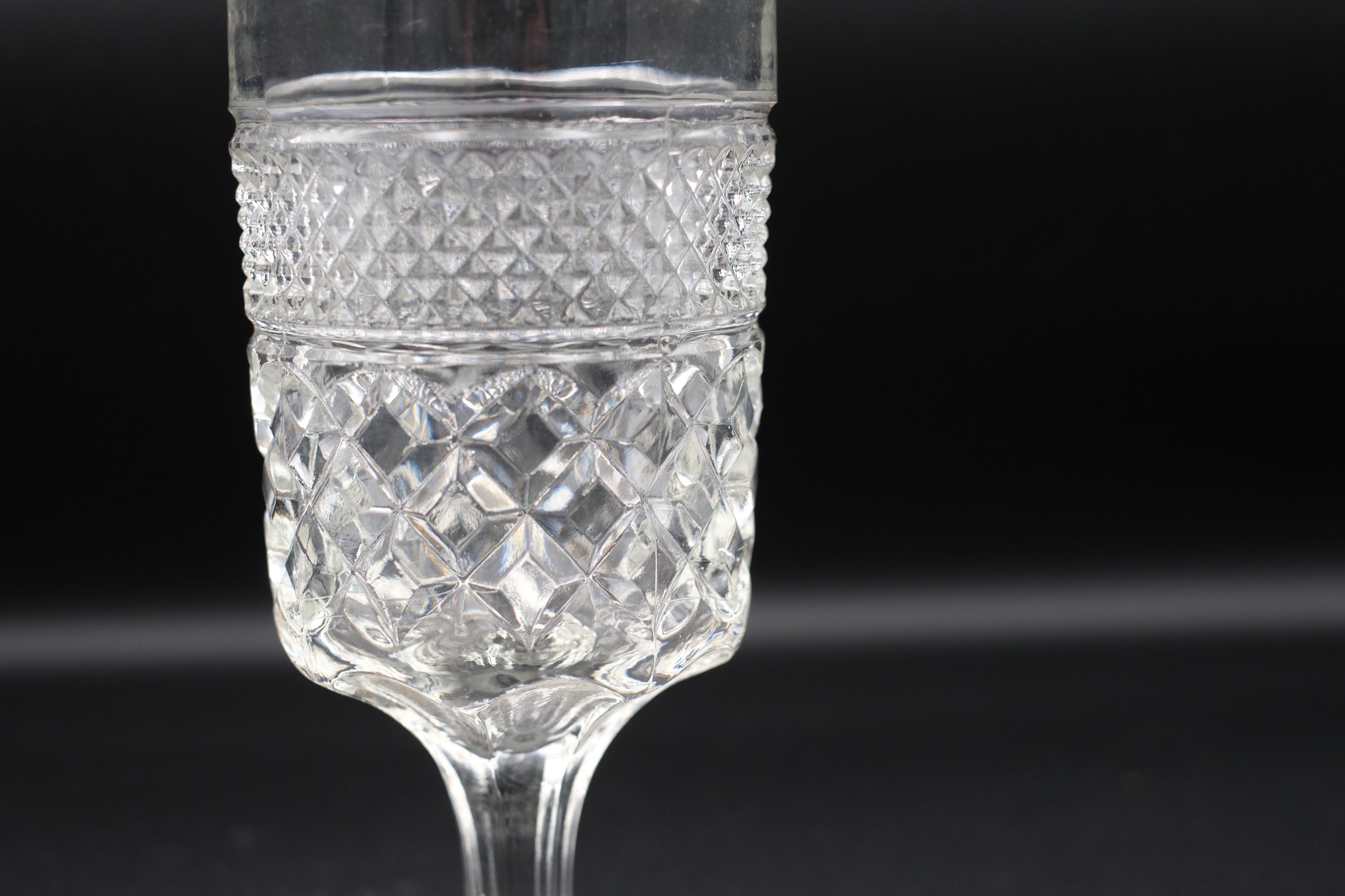 Vintage Anchor Hocking Wexford Glass 1960's Stem Glass Cordial Goblet ...