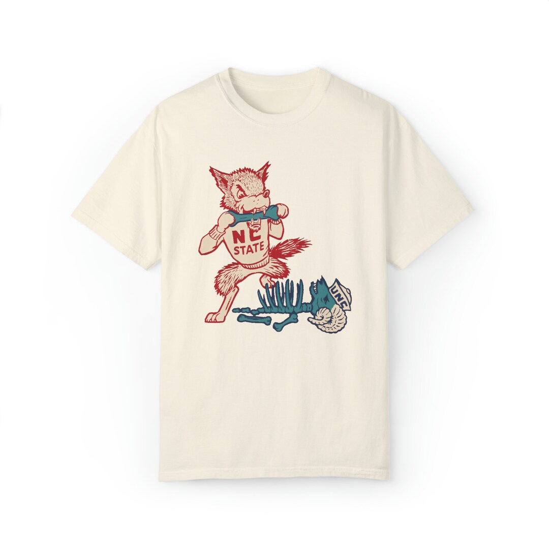 NC State Wolfpack NCSU Retro Vintage Inspired Beat UNC Comfort Colors T ...