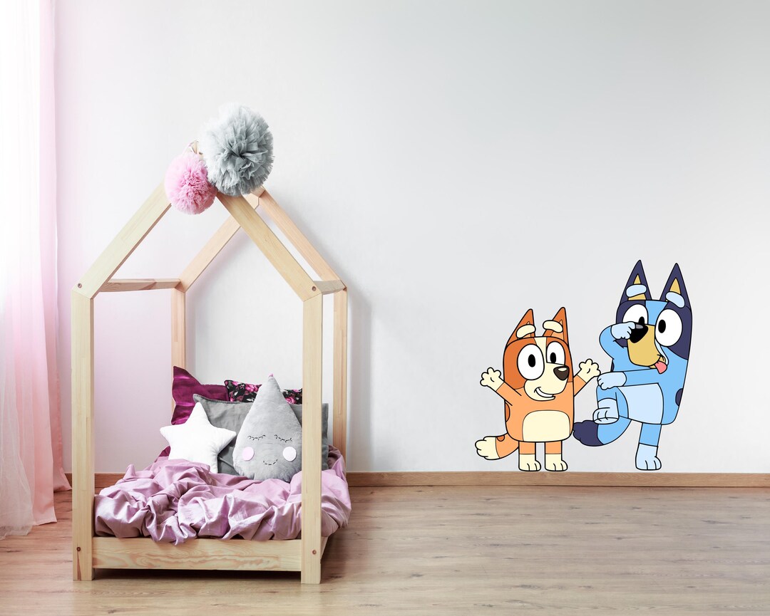 Bluey & Bingo Wall Sticker - Etsy