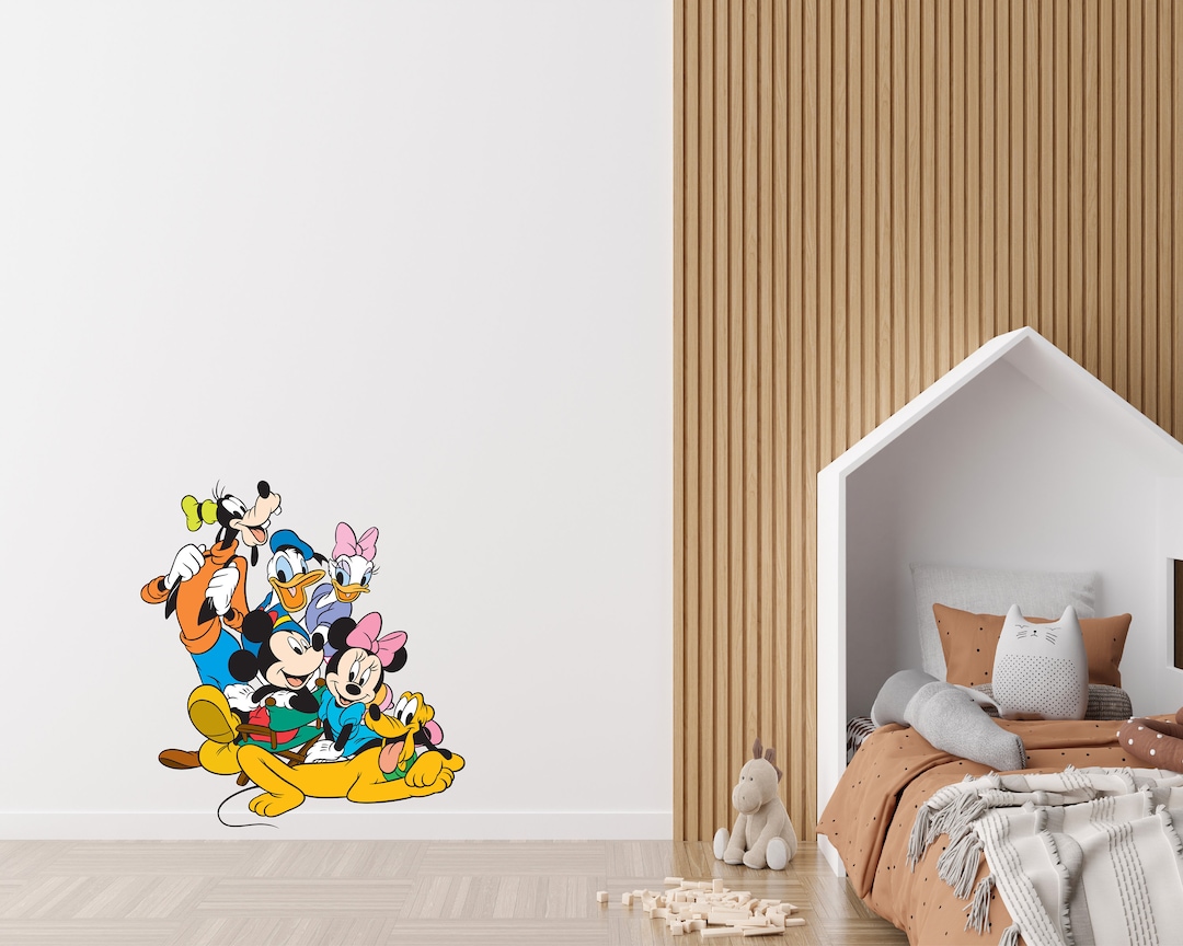 Disney Characters Wall Sticker - Etsy