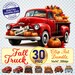 Fall Harvest Truck Clipart Bundle - 30 Farm Pickups With Pumpkins ...