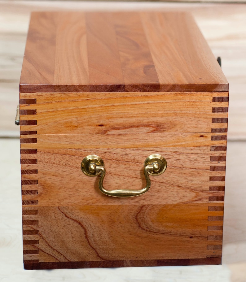 Cedar Wooden Box | Cedar Keepsake Box | Wooden Trinket Box | Cedar Box ...