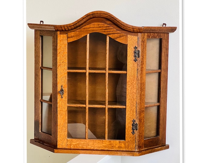 Old Medicine Chest With Glass Window Antique French Apothecary Cabinet ...