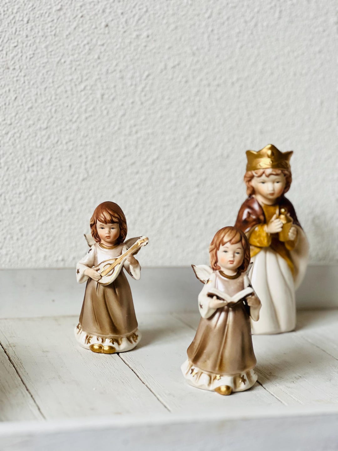 Vintage Formano Angels Set of 3, Antique Cherub Putti Winged Angel ...