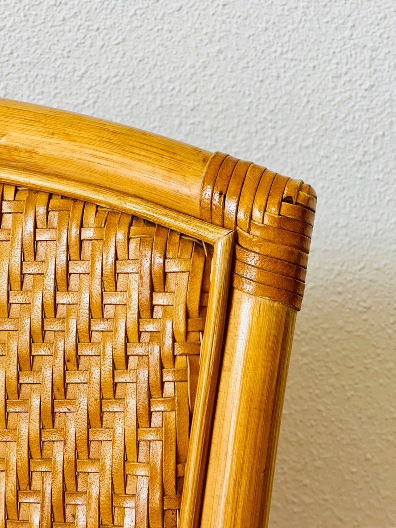1 of 3 Mid Century Modern Bamboo Chair / Vintage Rattan Chair / Boho ...