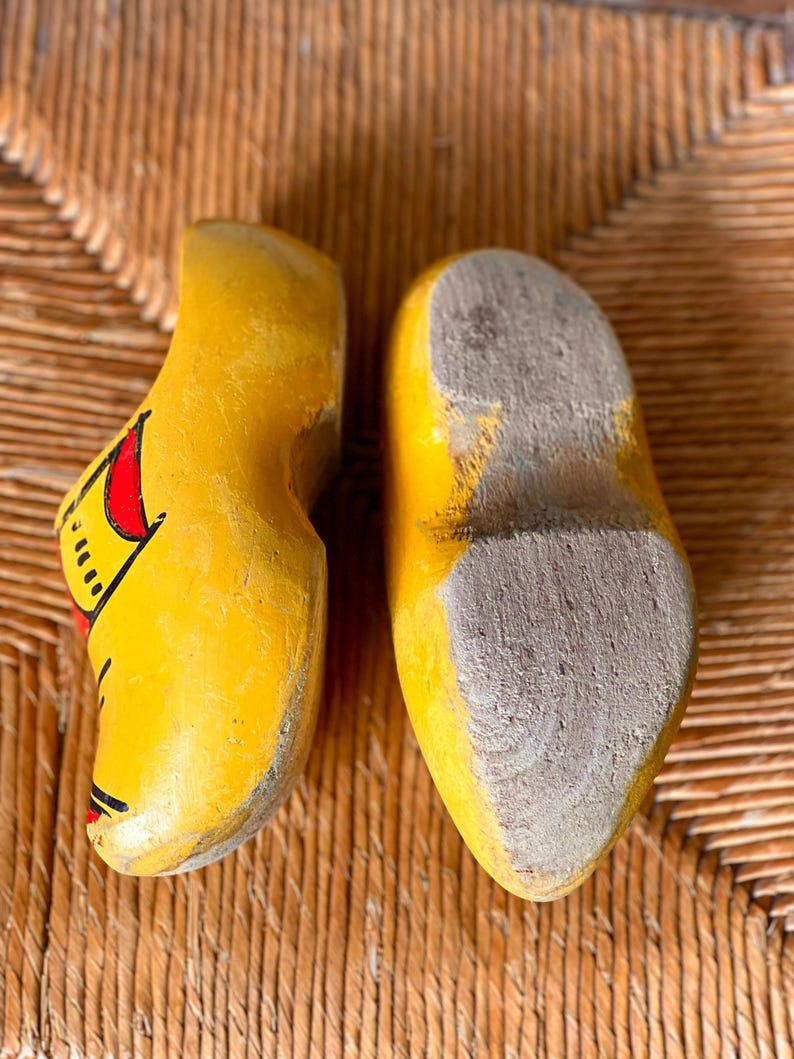Antique Dutch Wooden Clogs - Etsy